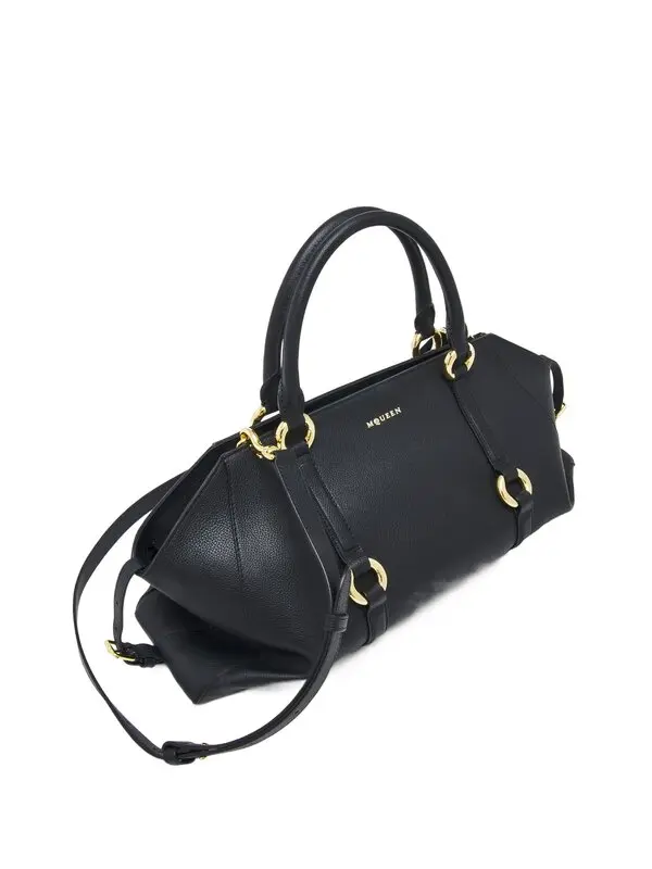 Alexander McQueen Farringdon Medium Tote Bag - Black