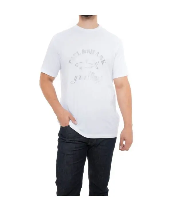 Paul & Shark T-shirt With Round Neck And Short Sleeves