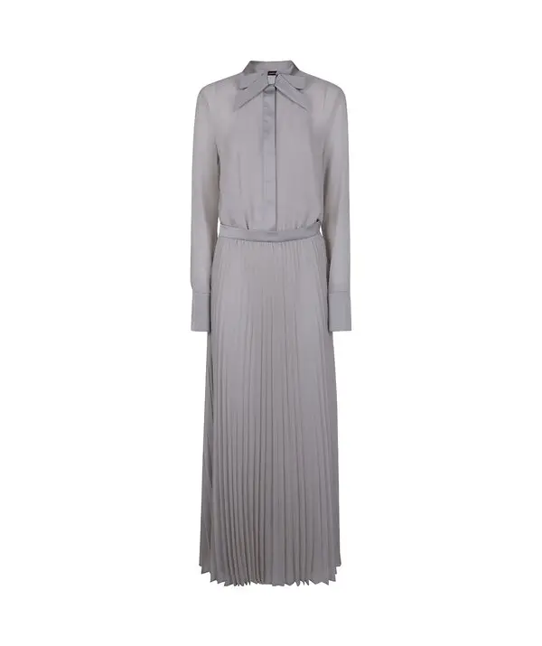 Emporio Armani Pleated Shirt Dress