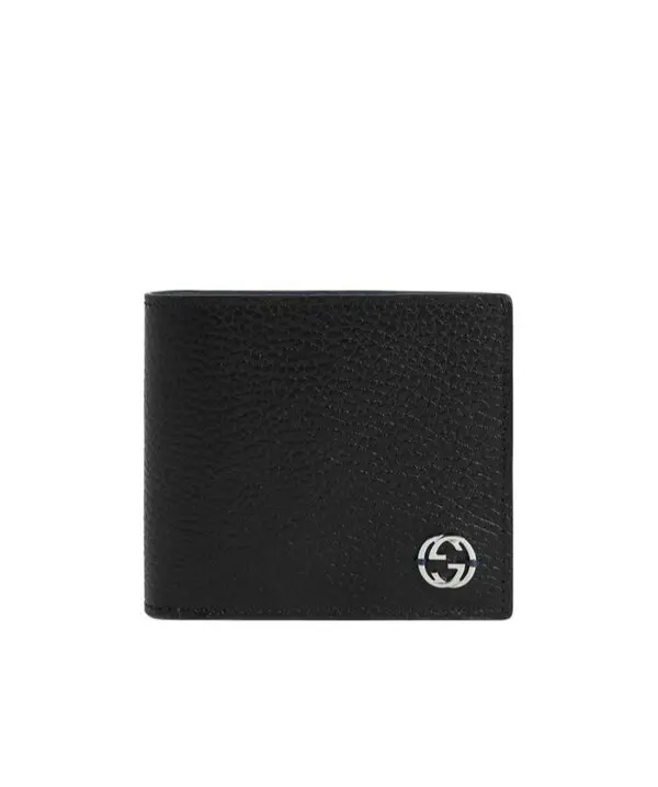 Gucci Double G Logo Logo Wallet - Black