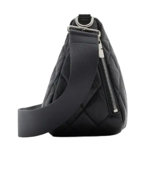 Burberry Shield Quilted Shoulder Bag - Slate