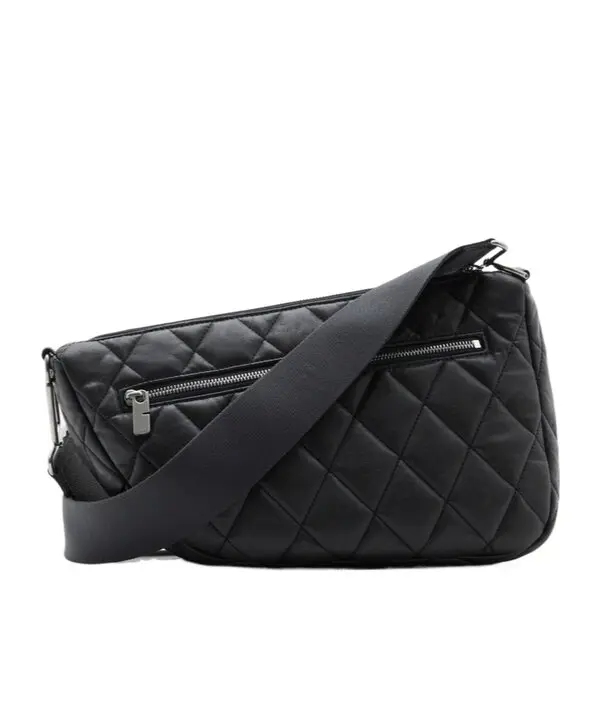 Burberry Shield Quilted Shoulder Bag - Slate