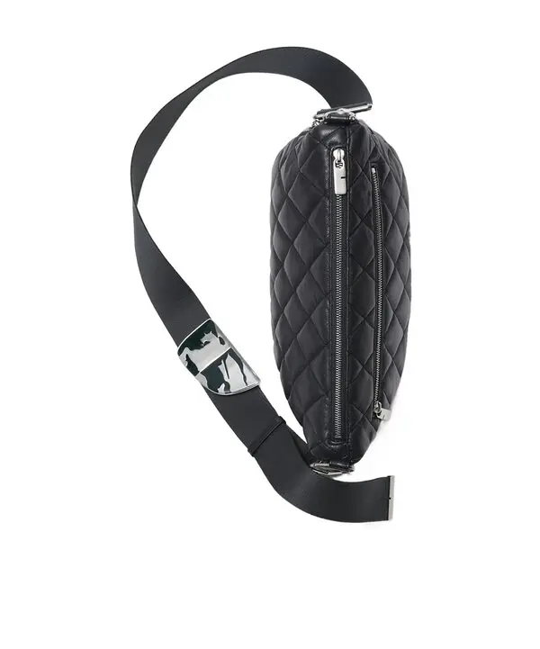 Burberry Shield Quilted Shoulder Bag - Slate