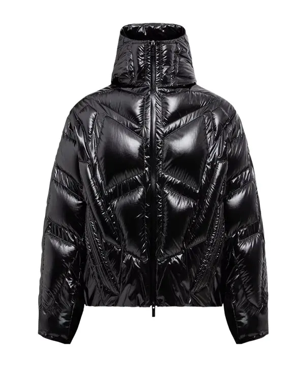 Moncler X A$ap Rocky Bahianinha Hooded Short Down Jacket - Black