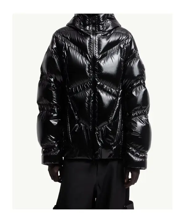 Moncler X A$ap Rocky Bahianinha Hooded Short Down Jacket - Black
