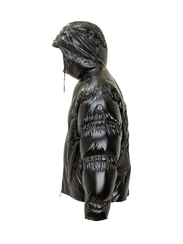 Moncler X A$ap Rocky Bahianinha Hooded Short Down Jacket - Black