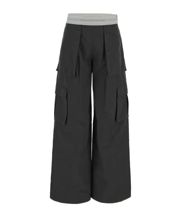 Alexander Wang Mid-rise Cargo Trousers - Black