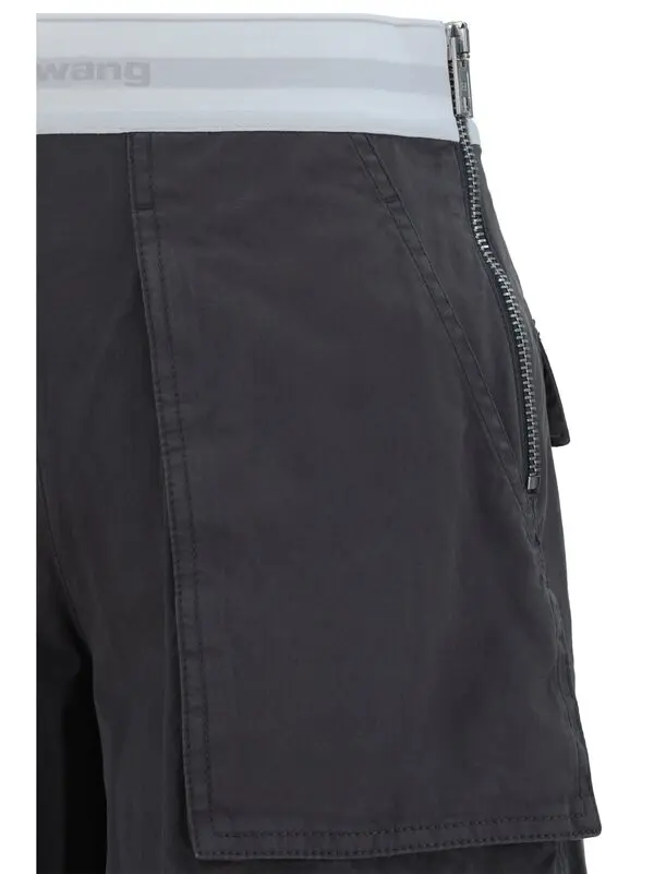 Alexander Wang Wide-leg Cargo Pants - Black