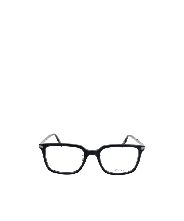 Zegna Square Frame Eyeglasses - Black