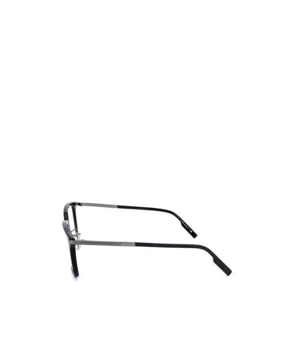 Zegna Square Frame Eyeglasses - Black