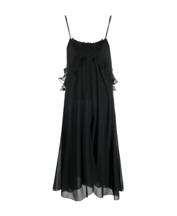 Isabel Marant Étoile Ruffled Silk Midi Dress