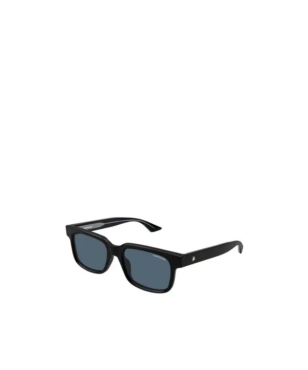 Montblanc Eyewear Square Frame Sunglasses - Black