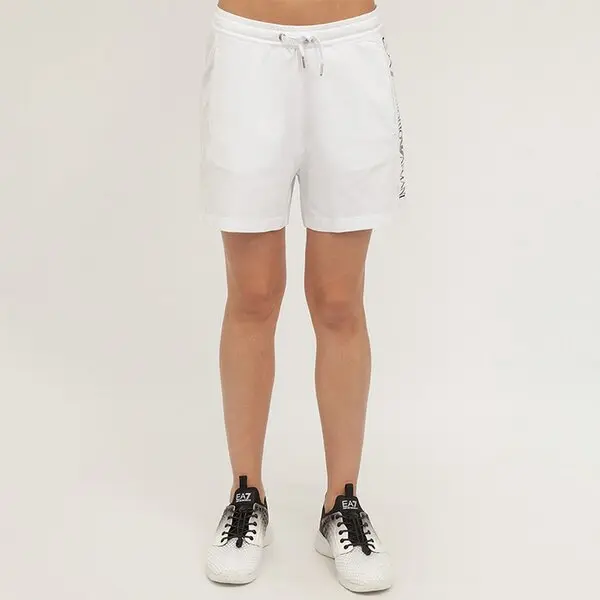EA7 Logo Detail Drawstring Shorts