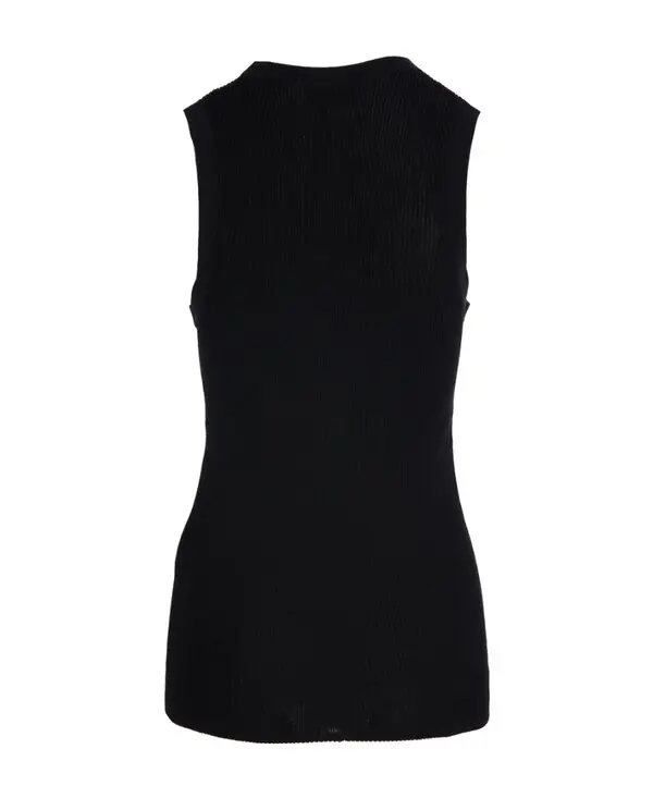 Studio Nicholson Sleeveless Ribbed Knit Top