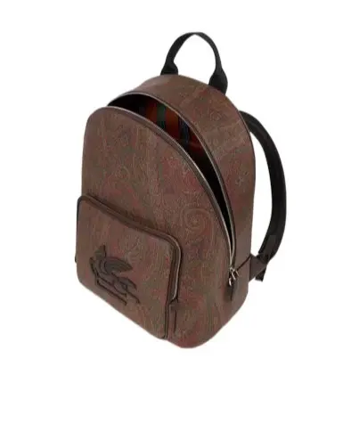 Etro Essential Paisley Backpack - Brown