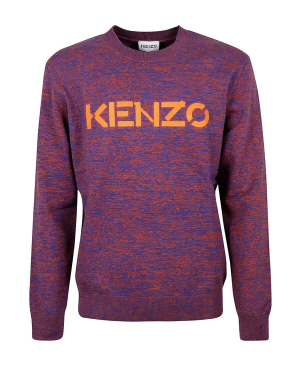 Kenzo Marl-knit Logo Pullover