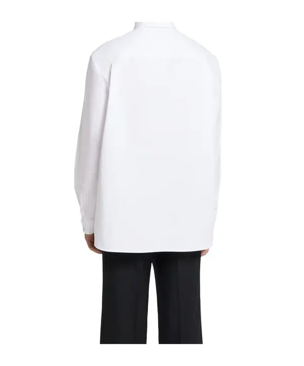 Gucci Embroidery Long-sleeve Poplin Shirt
