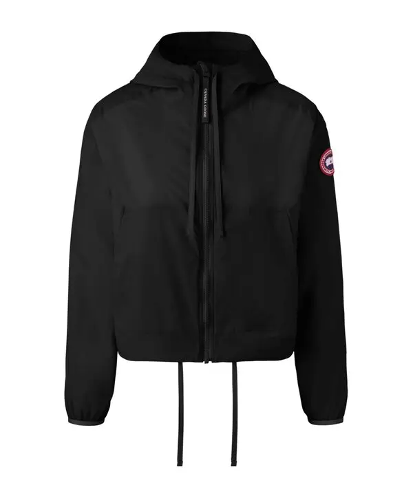 Canada Goose Kaslo Cropped Windbreaker Jacket - Black
