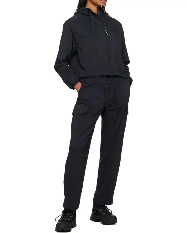 Canada Goose Kaslo Cropped Windbreaker Jacket - Black