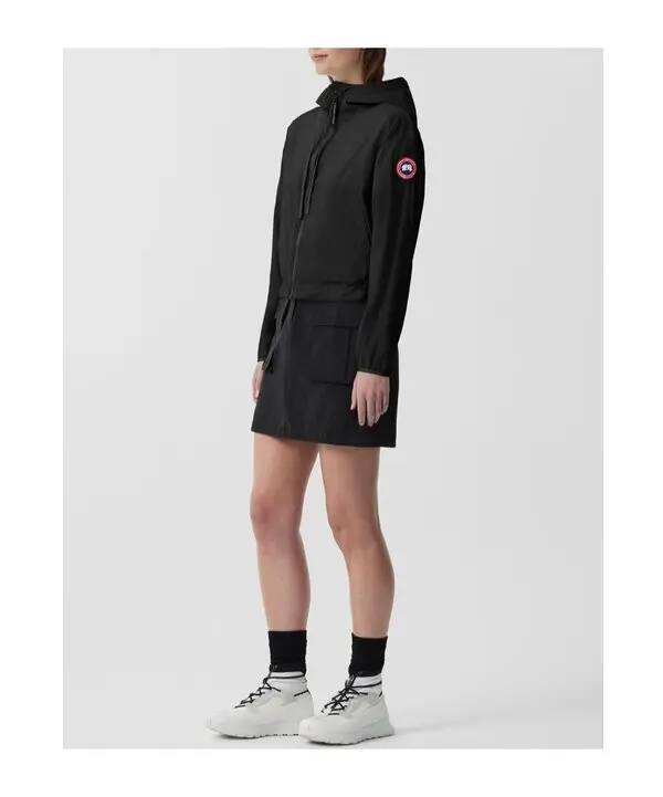 Canada Goose Kaslo Cropped Windbreaker Jacket - Black
