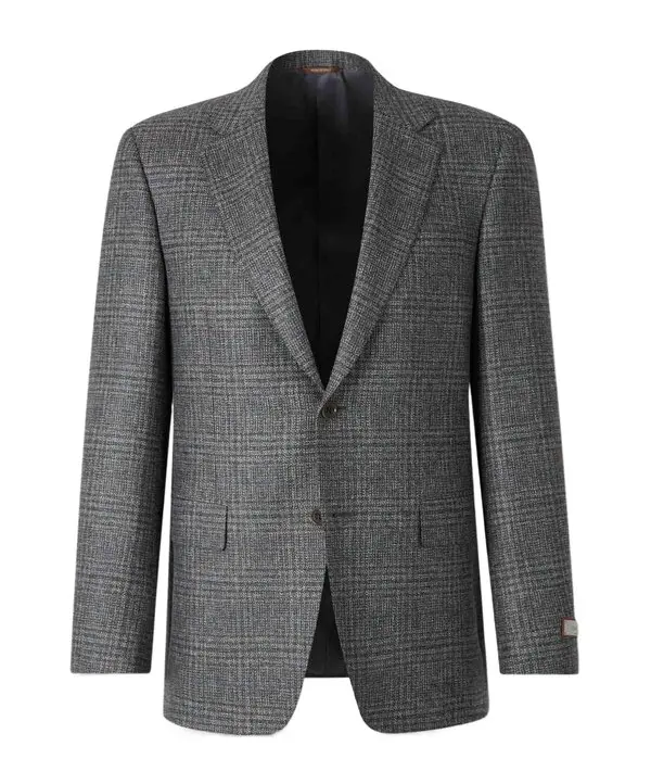 Canali Classic Fit Wool Blazer - Black
