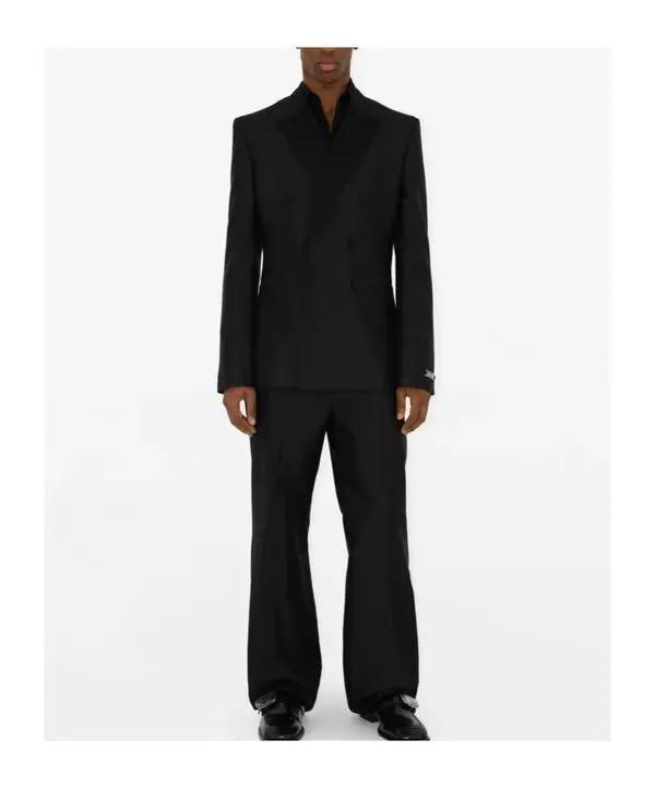 Burberry Double Breasted Peak Lapels Blazer