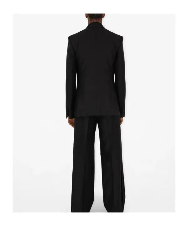 Burberry Double Breasted Peak Lapels Blazer