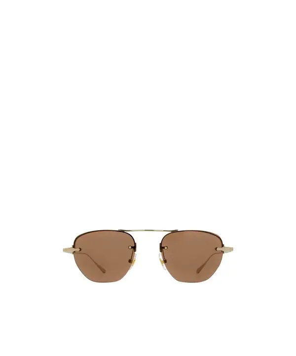 Montblanc Pilot Frame Sunglasses - Gold