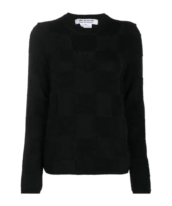 Comme Des Garçons Crew Neck Long Sleeve Sweater