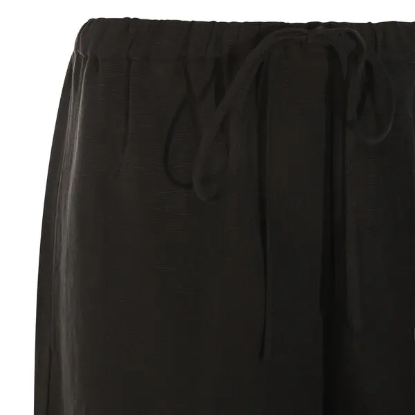 TOTEME Fluid Drawstring Trousers - Black
