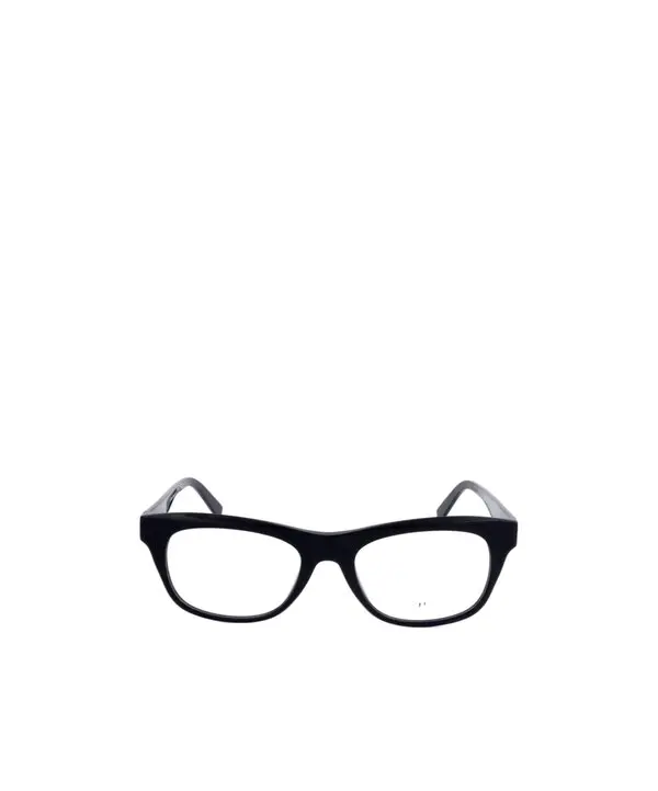 Zegna Rectangular Frame Eyeglasses - Black