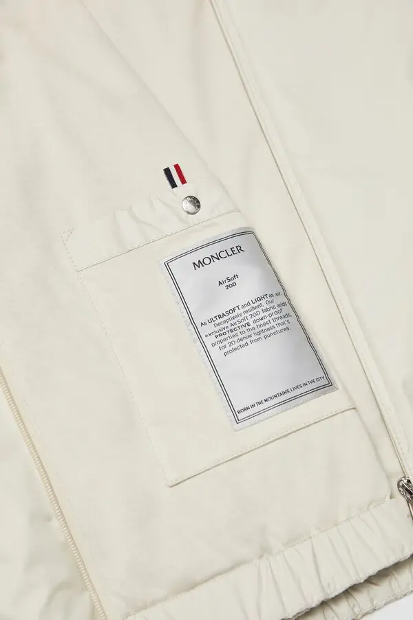Moncler Domene Hooded Windbreaker - White