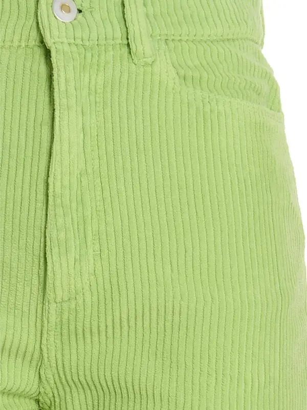 WANDLER High Waisted Corduroy Straight Leg Pants