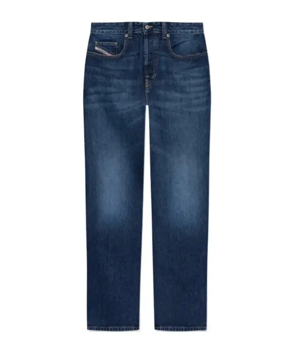 DIESEL® D-macro Jeans Straight Leg - Navy