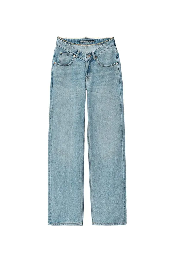 Alexander Wang Chain Embellished Straight-leg Jeans