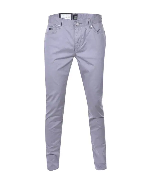 Hugo Boss Logo Casual Pants - Gray