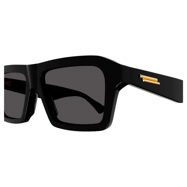 Bottega Veneta Rectangle Frame Sunglasses - Black
