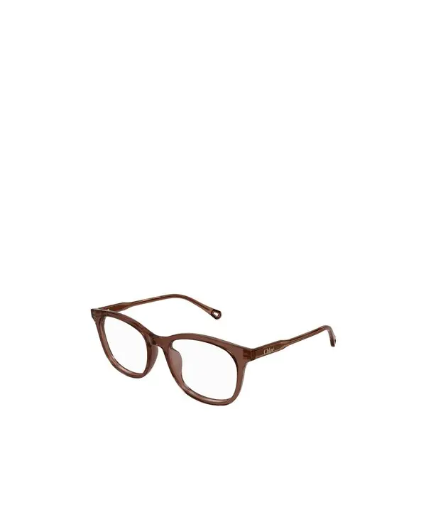 Chloé Eyewear Square Frame Glasses - Brown