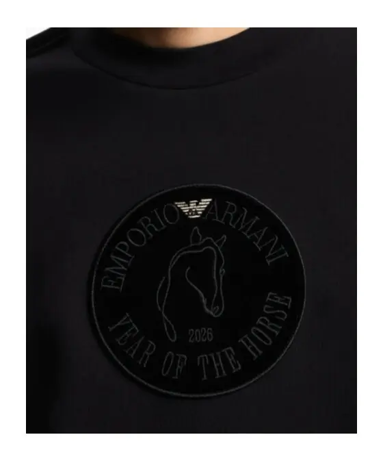 Emporio Armani Logo Patch Sweatshirt