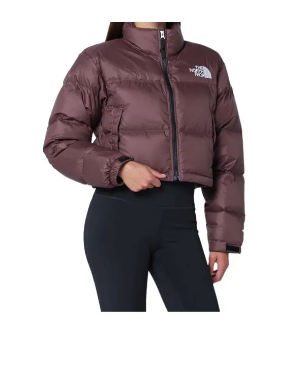 The North Face 1996 Retro Nuptse Cropped Down Jacket - Black