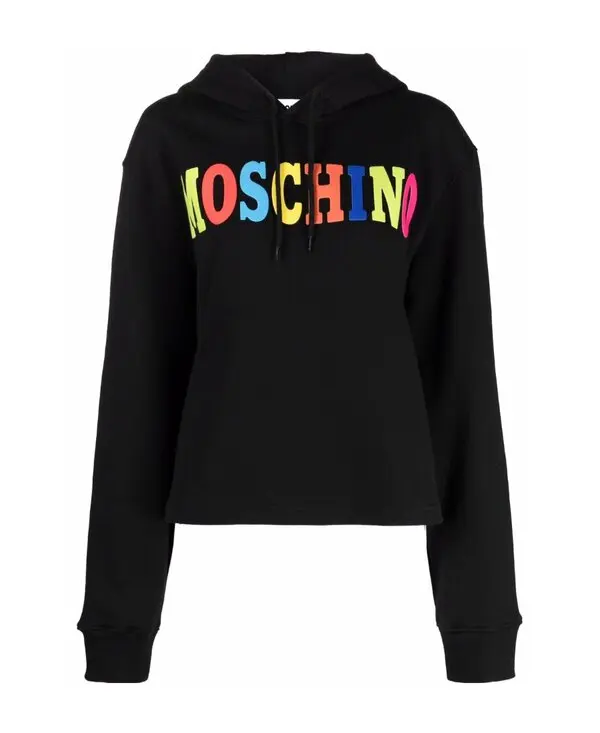 Moschino Print Organic-cotton Hoodie