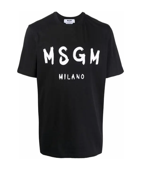 MSGM Logo Print T-shirt