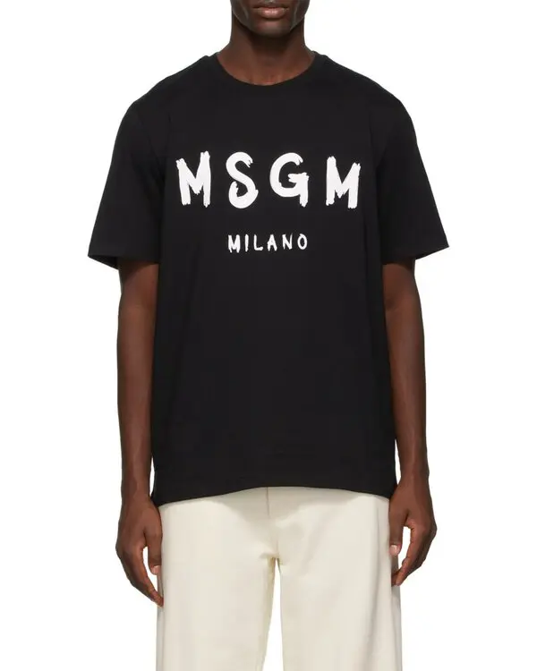 MSGM Logo Print T-shirt