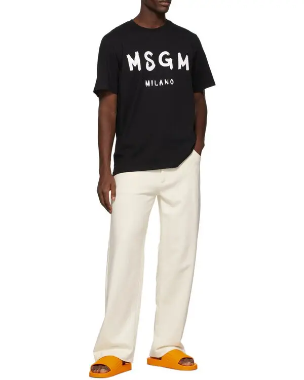 MSGM Logo Print T-shirt