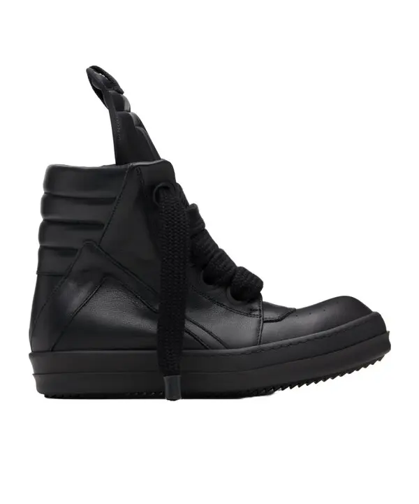 Rick Owens Lace-up High-top Sneakers - Black