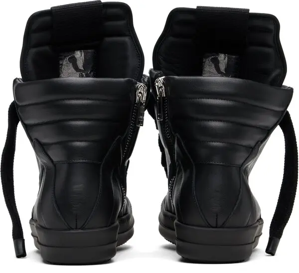 Rick Owens Lace-up High-top Sneakers - Black