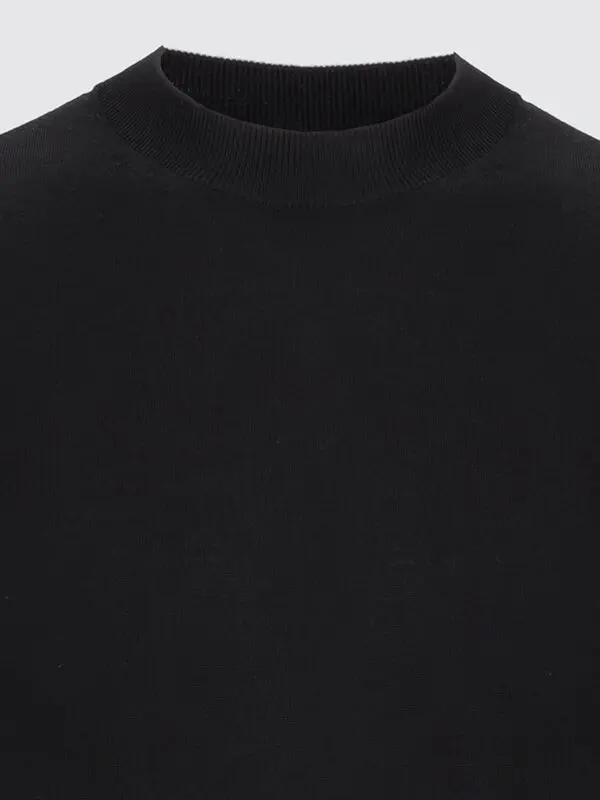 LANEUS Ribbed-knit Crewneck Sweater