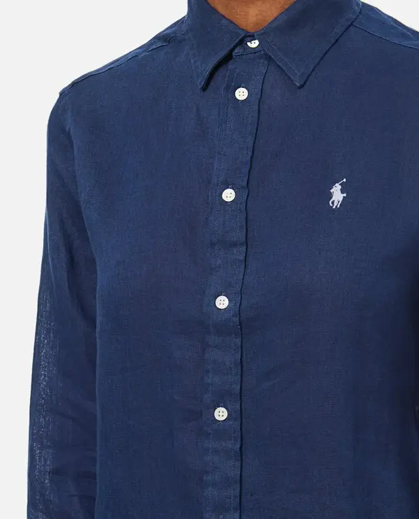 Polo Ralph Lauren Long Sleeve Button-down Shirt - Blue
