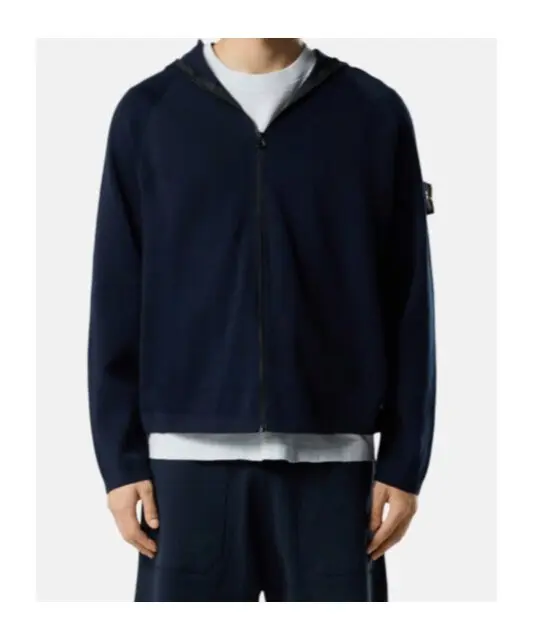 Stone Island Hooded Zipped Cardigan