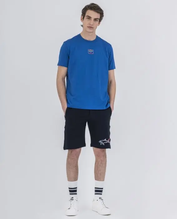 Paul & Shark T-shirt With Round Neck And Short Sleeves - Blue